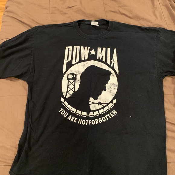 Gildan | Shirts | Pow Mia Tshirt | Poshmark